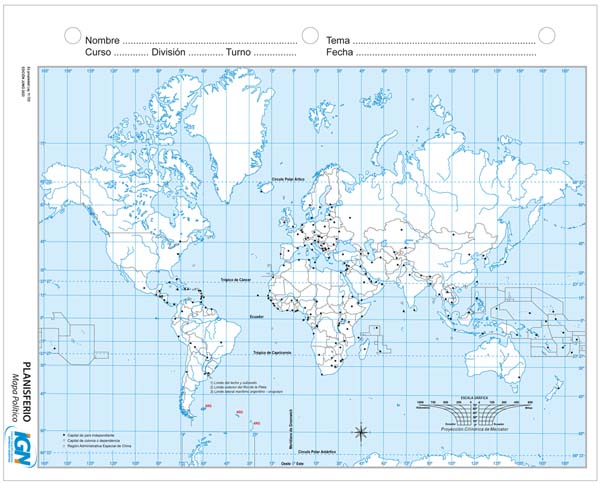 Mapas Escolares | Instituto Geográfico Nacional